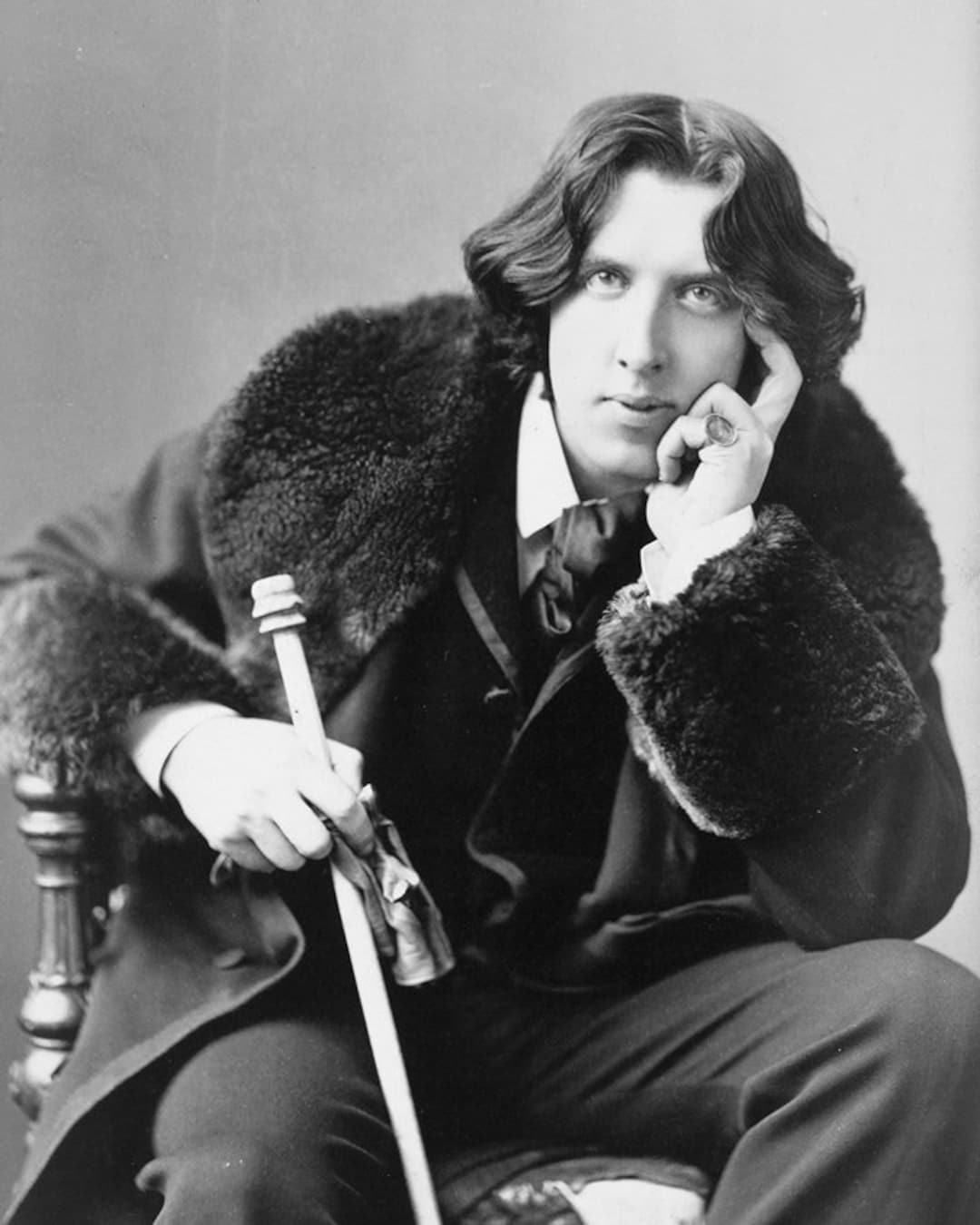 Historical Poster Print: Oscar Wilde, Renown 19th Century Irish Writer ...