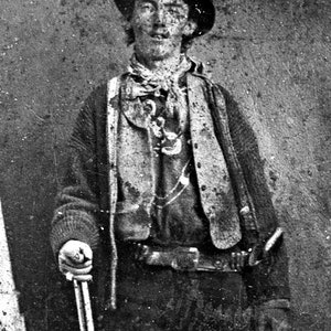 Historical Poster Print: William H. Bonney (mccarty), Frontier Outlaw ...