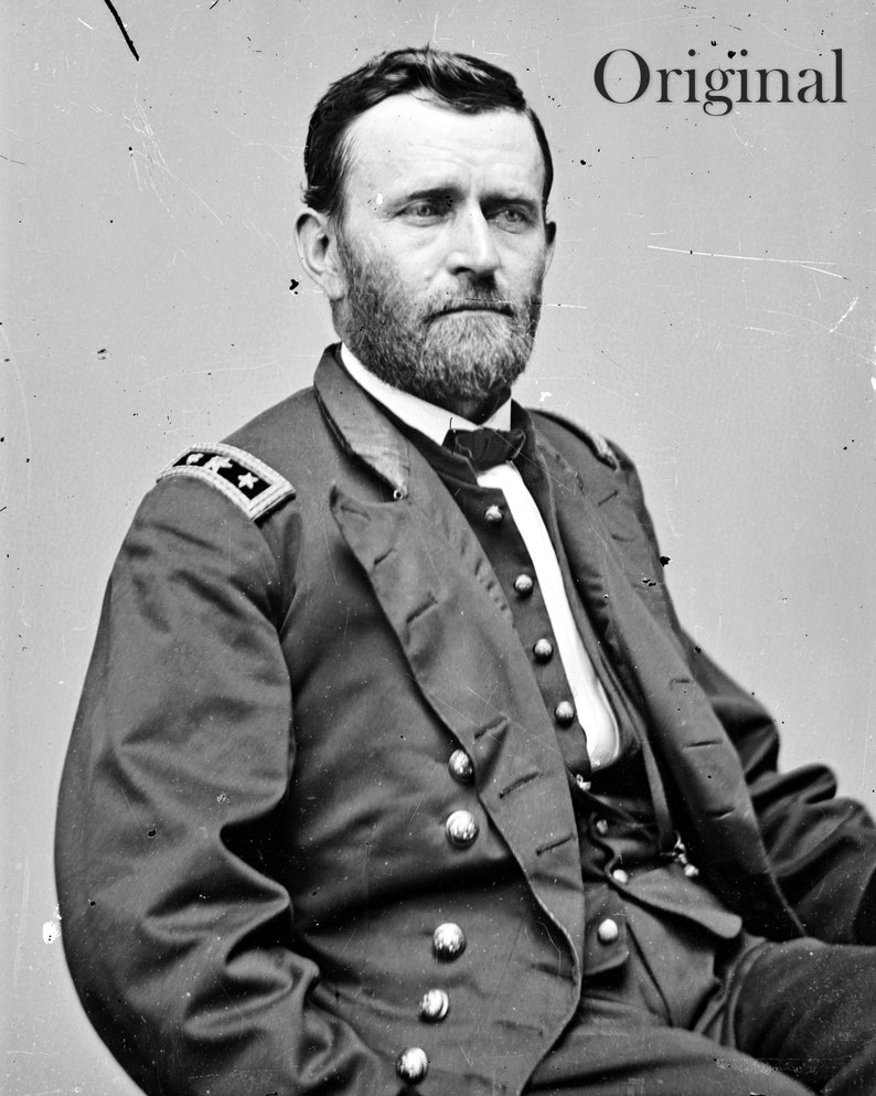 Colorized American Civil War Photo: Union Commanding General | Etsy