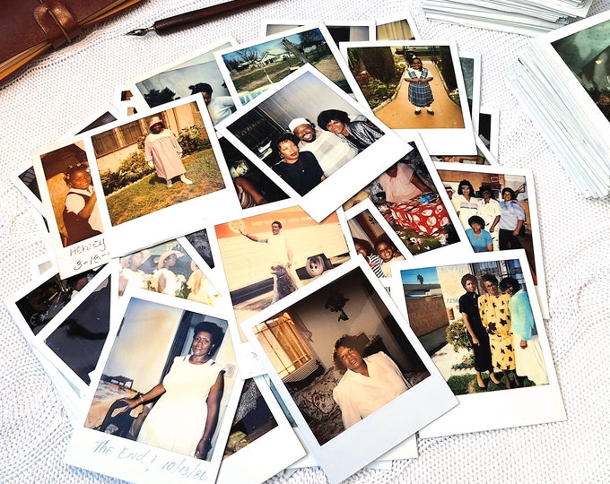 Vintage Polaroid Family Photos | 280 Pcs | Ephemera 1980 - 1990 ...