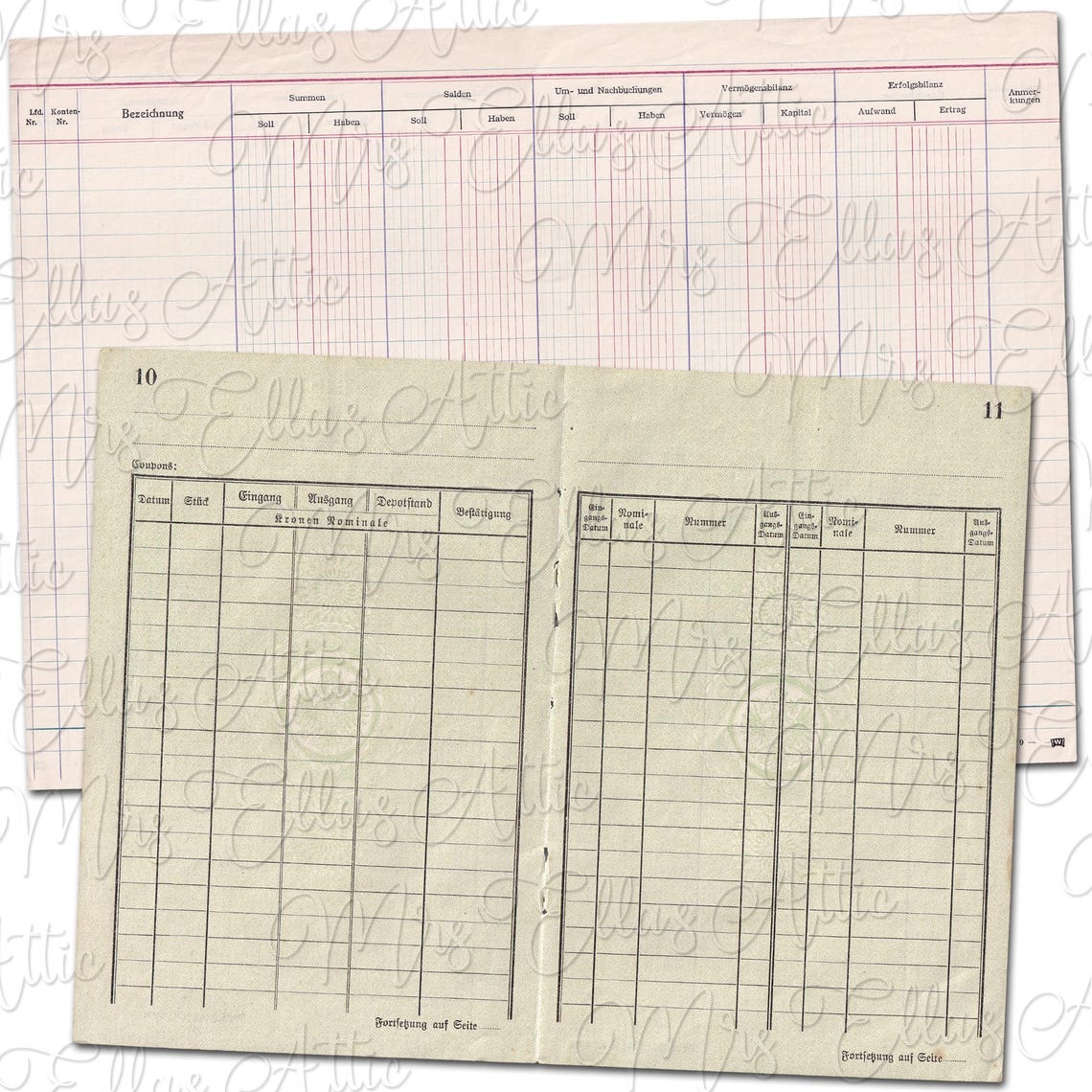 Vintage Office Paper, Part 01 | 1910s - 1970s Ephemera | Forms, Ledgers ...