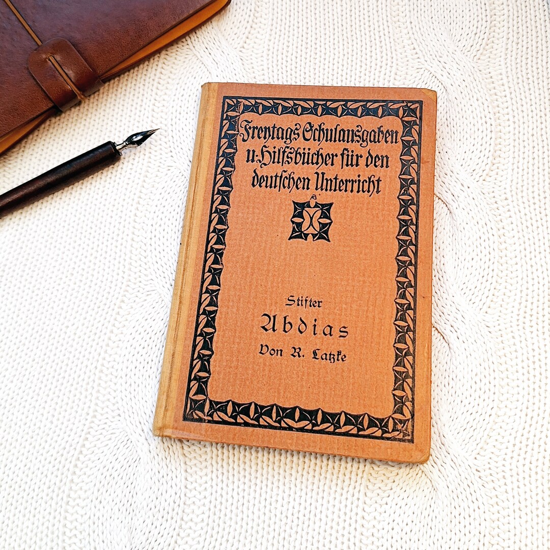 Vintage Book “abdias” | Adalbert Stifter | Ephemera 1920 | Novella From ...