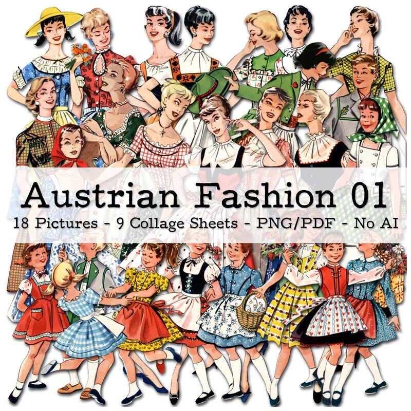 Vintage Dirndl 1940s - Etsy