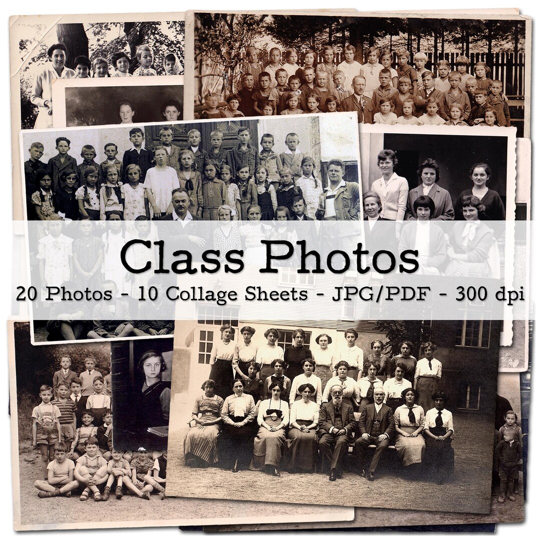 School Classes | 1910s - 1960s Ephemera | Vintage Class Photos | Junk ...