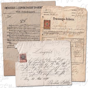 Vintage Documents and Certificates, Part 02 | 1860s - 1940s Ephemera ...