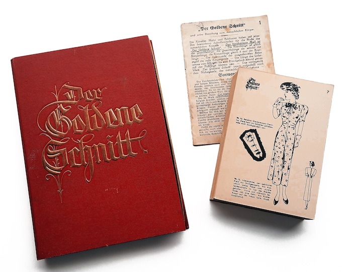 Book Box “der Goldene Schnitt” by Lutterloh | Ephemera 1940s | Rare ...