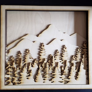 DIGITAL SVG FILE Glowforge Laser Ready 3D Layered Adventure is Calling ...