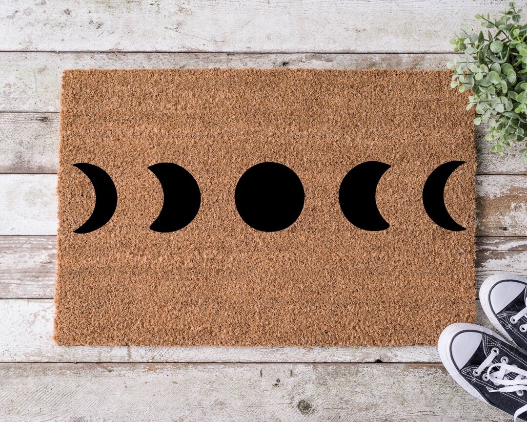 Doormat Moon Phases Door Mat | Lunar Phases | Space Doormat | Welcome ...