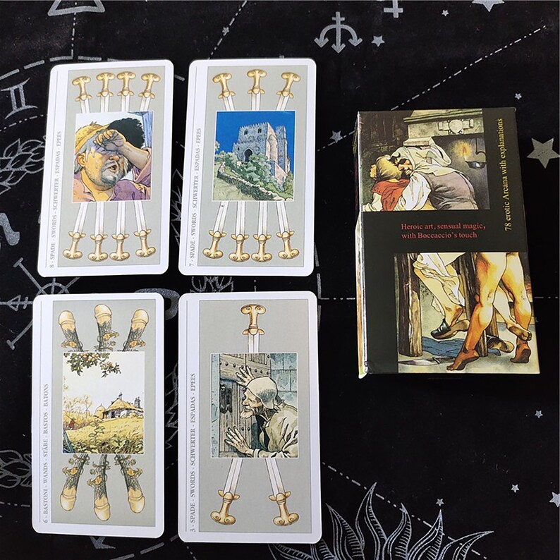 Decameron TarotClassic Tarot Card Beginner Divination | Etsy