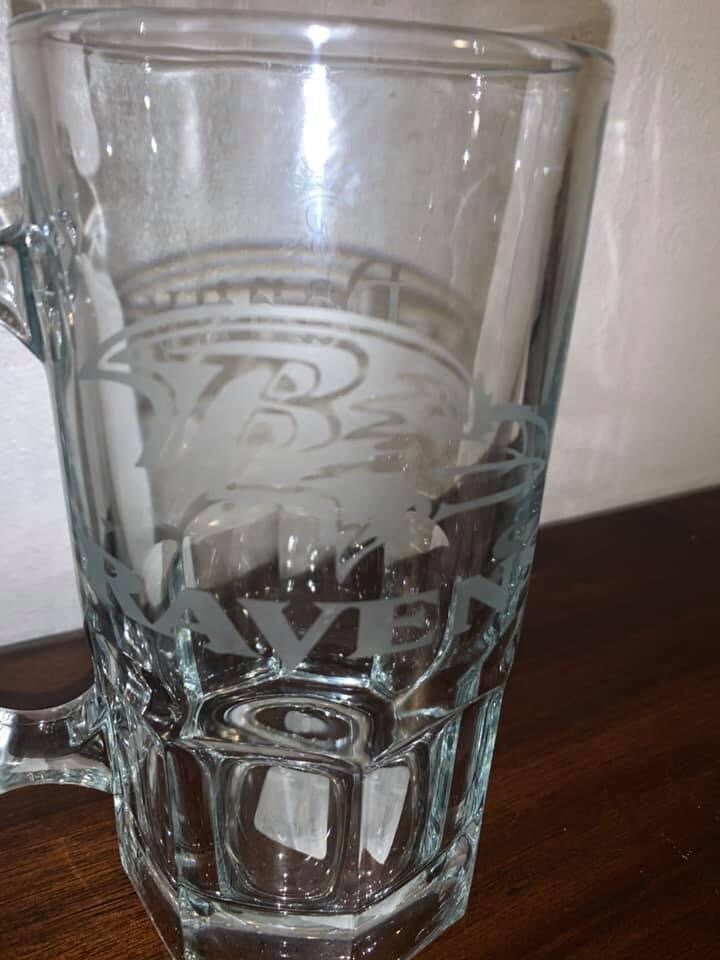 Etched Glass Cup - Etsy