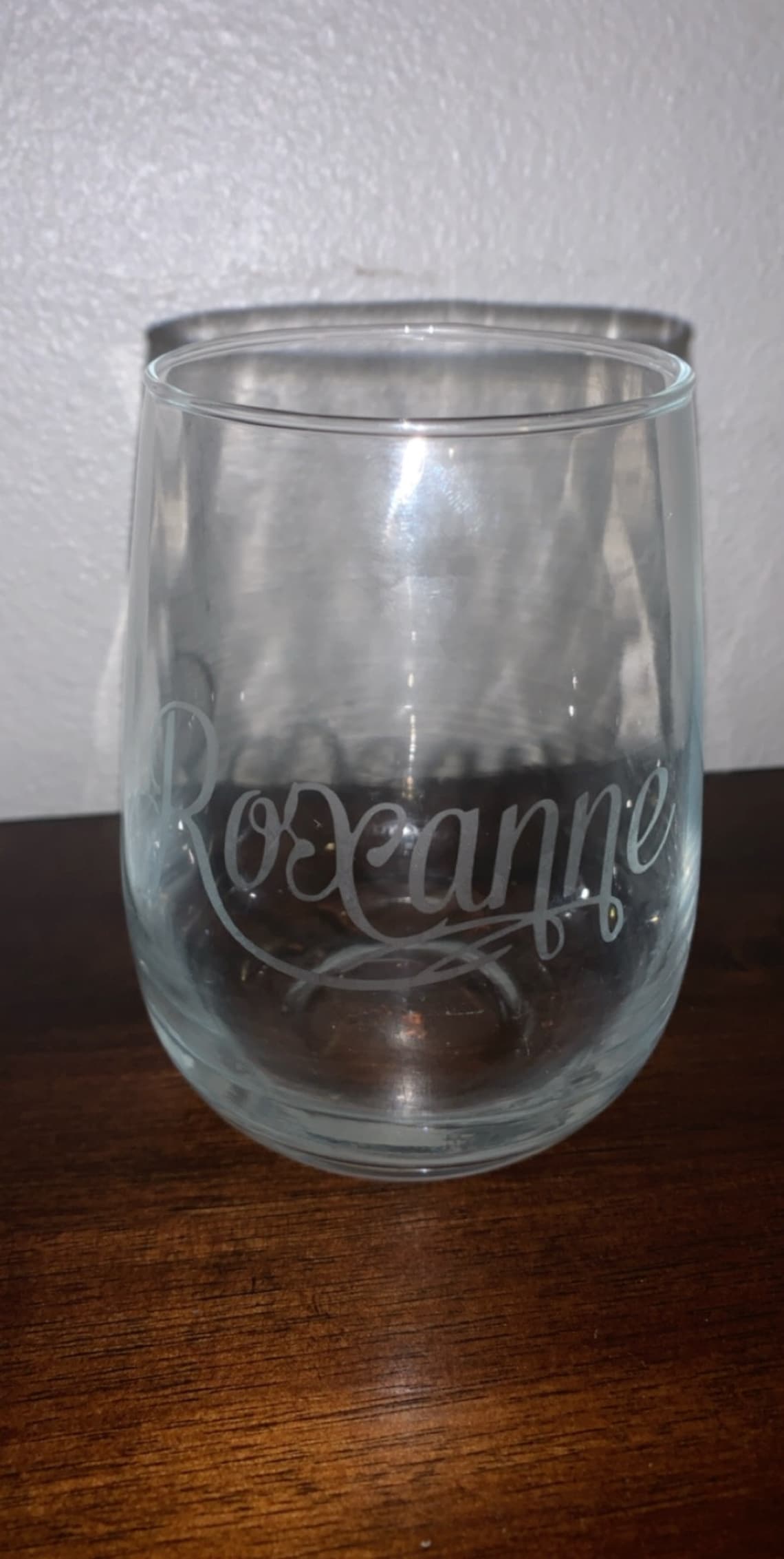Etched Glass Cup - Etsy
