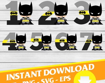 Craft Supplies & Tools Visual Arts Batman SVG Bundle 120 Designs Badman ...