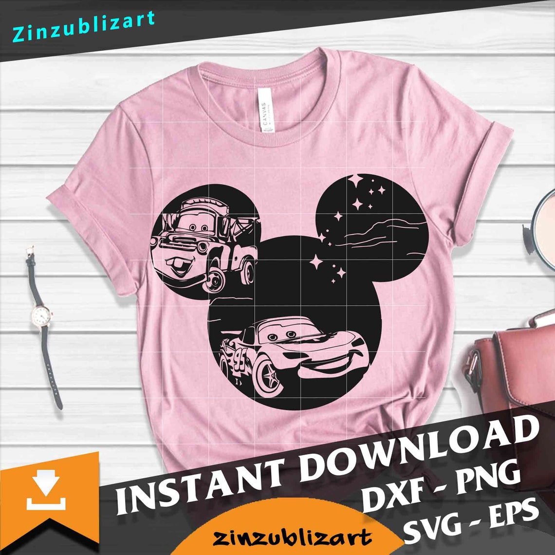 Cars Svg Cartoon Svg Cricut File Clipart Svg Png Eps - Etsy