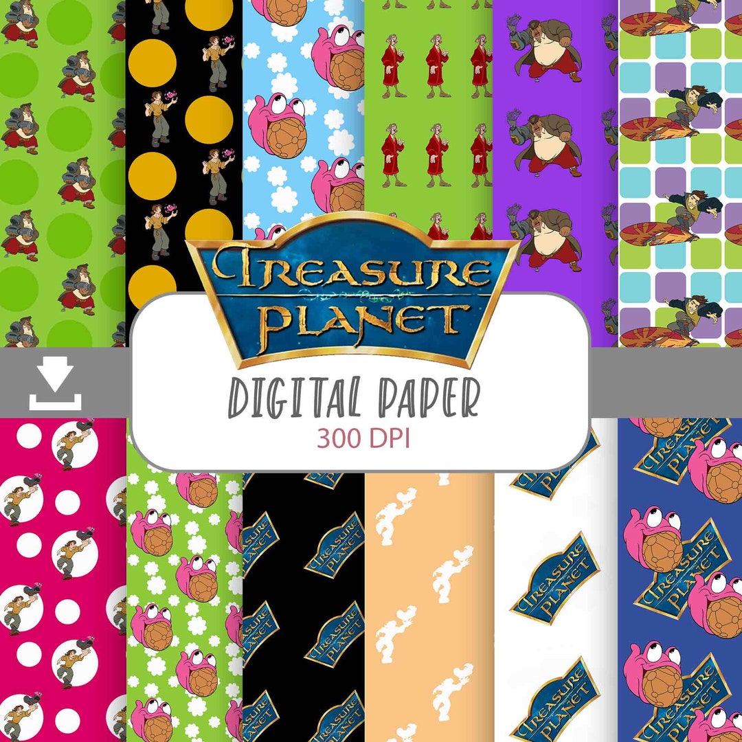 Planet Seamless Pattern, Digital Papers, Scrapbook Papers, Pattern ...