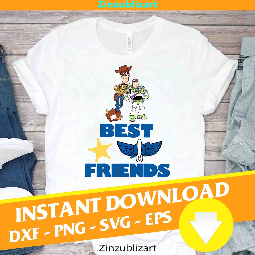 Mejores Amigos Svg, Dibujos Animados Svg, Archivo Cricut, Imágenes ...