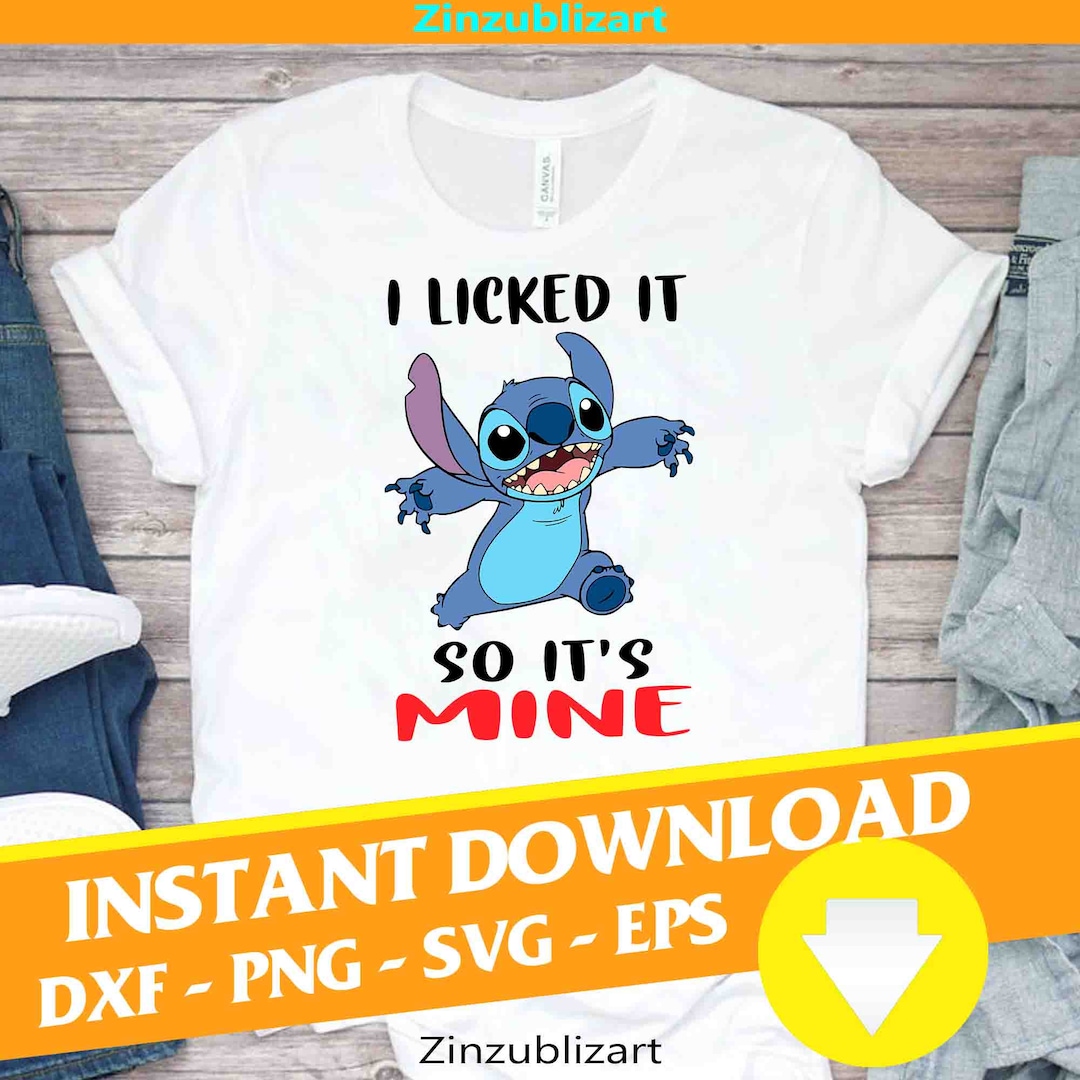 I Licked It so Its Mine Svg, Love Svg, Valentine Heart Svg, Cartoon Svg ...