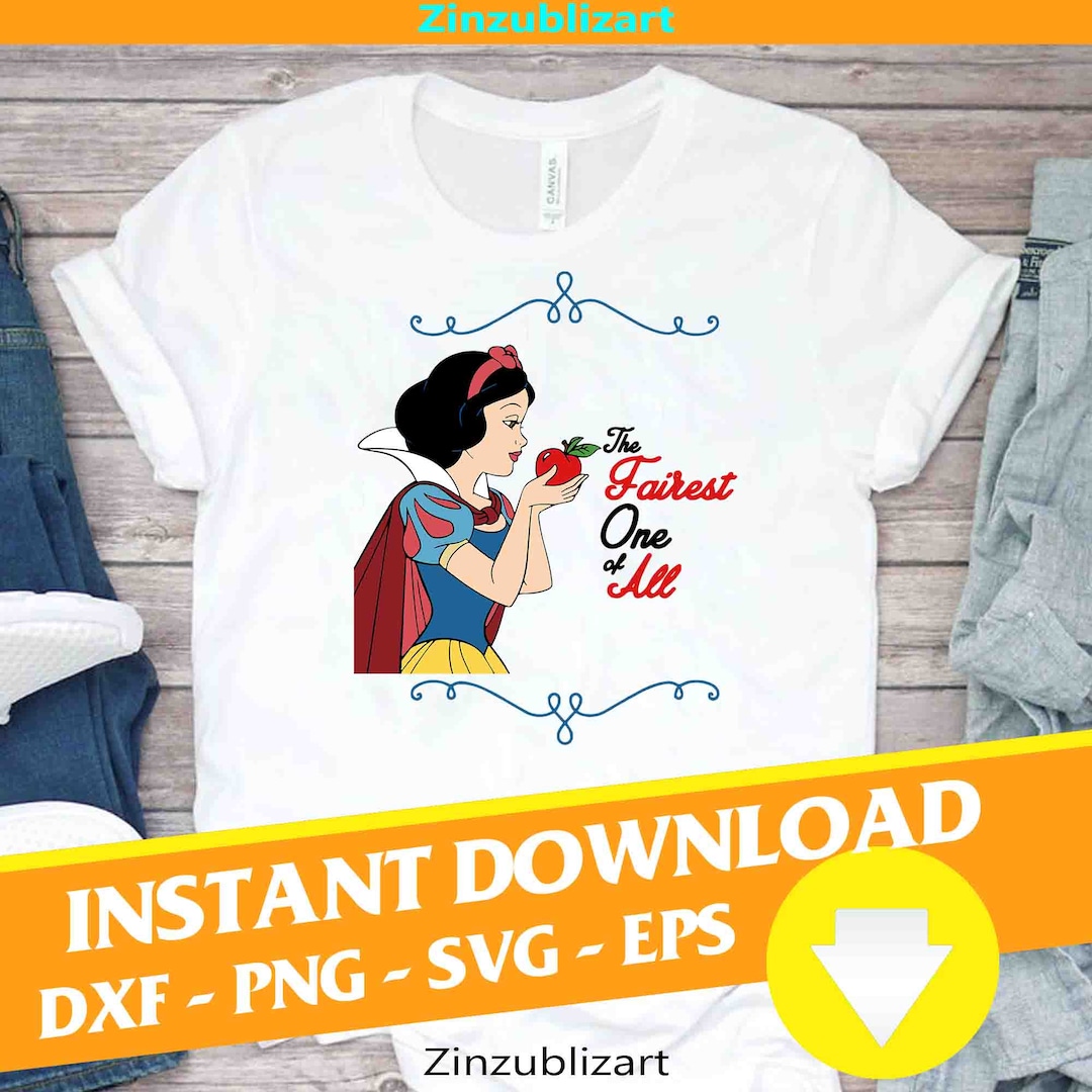 The Fairest One of All Svg, Mouse Svg, Cartoon Svg, Cricut File ...