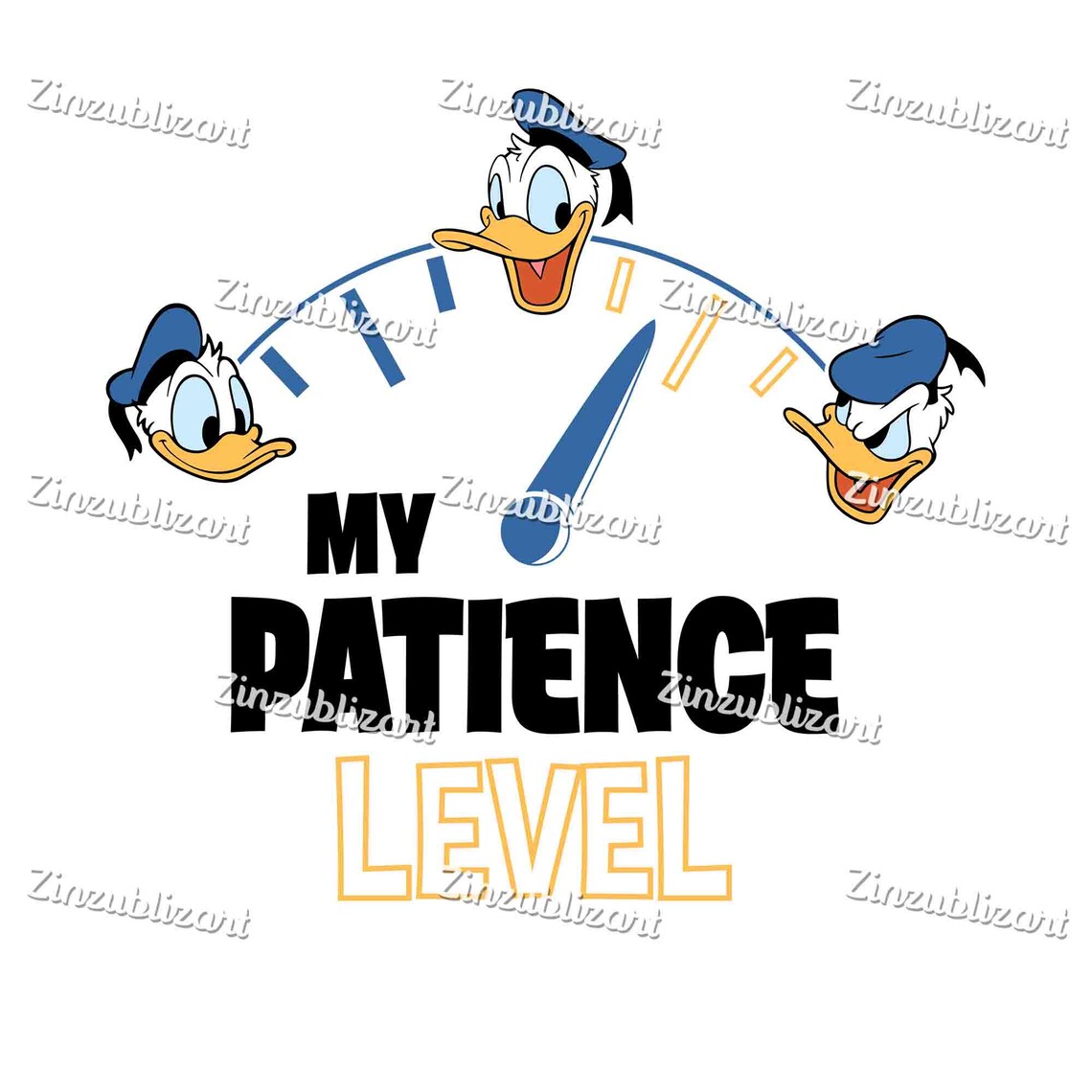 My Patience Level Duck Svg, Duck Svg, Cartoon Svg, Cricut File, Clipart ...