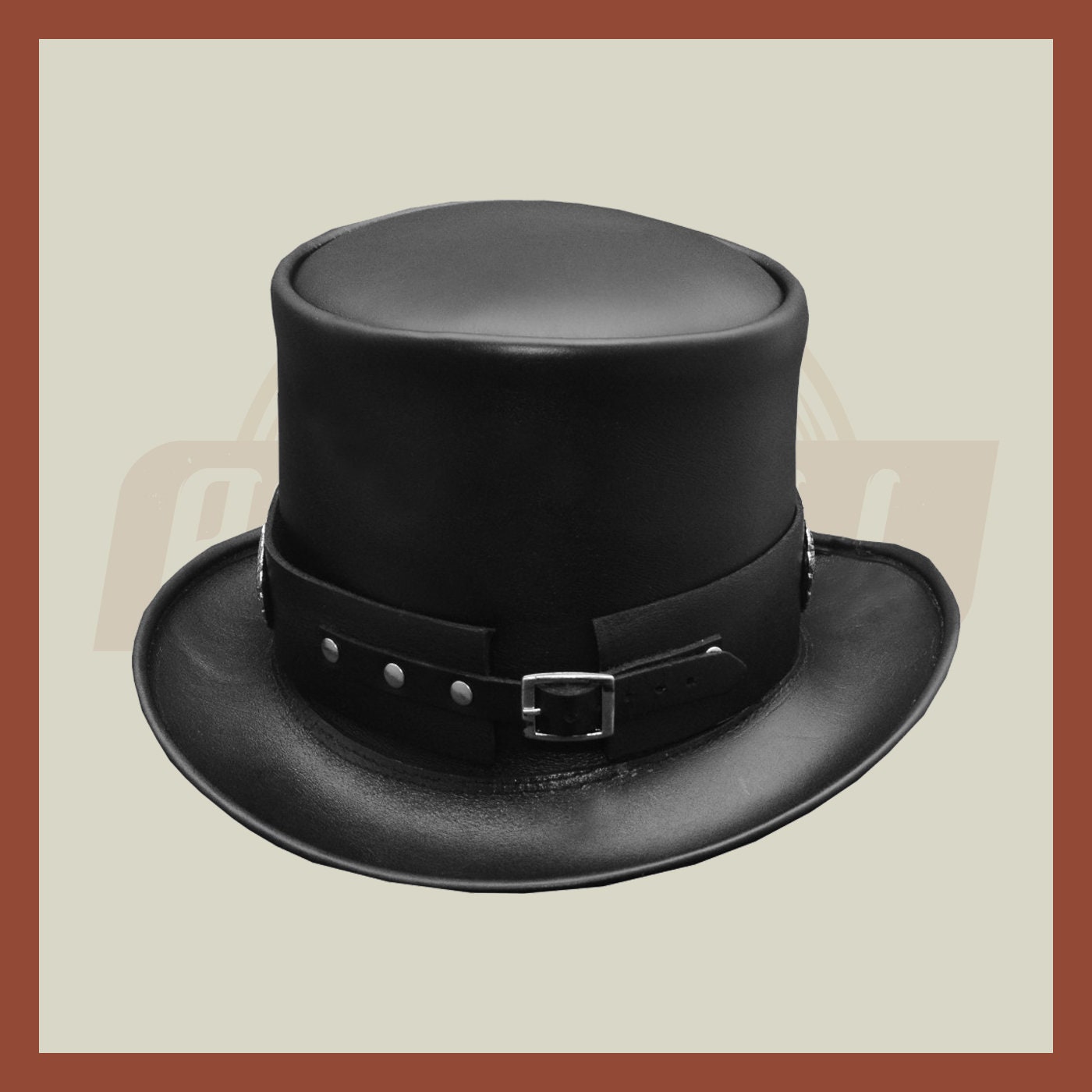 1980s Rocker Leather Slash Style Steampunk Tribute Top Hat - Etsy Canada