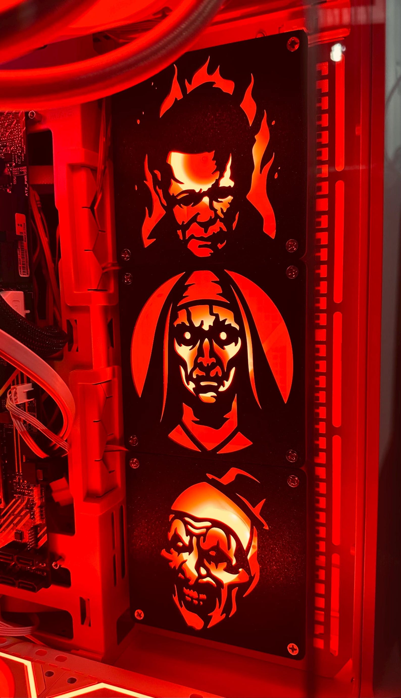 Horror PC Fan Covers 120mm - SET OF 3 - Etsy