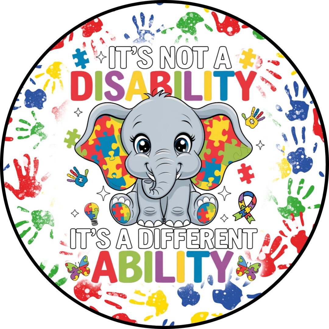 It's Not A Disability It's A Different Ability | Autism Awareness Sign ...