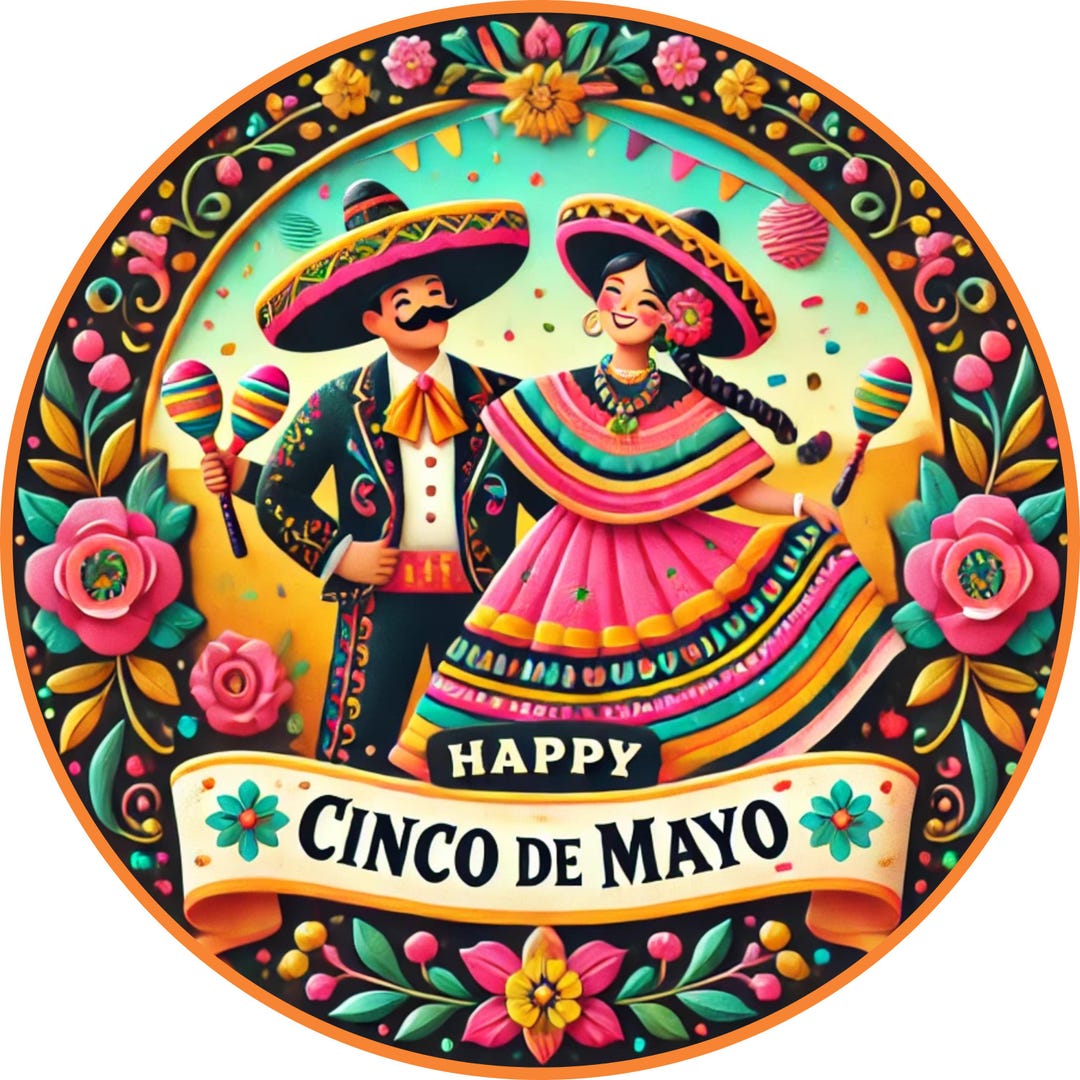 Cinco De Mayo Wreath Sign | Cinco De Mayo Décor | Fiesta Sign for ...