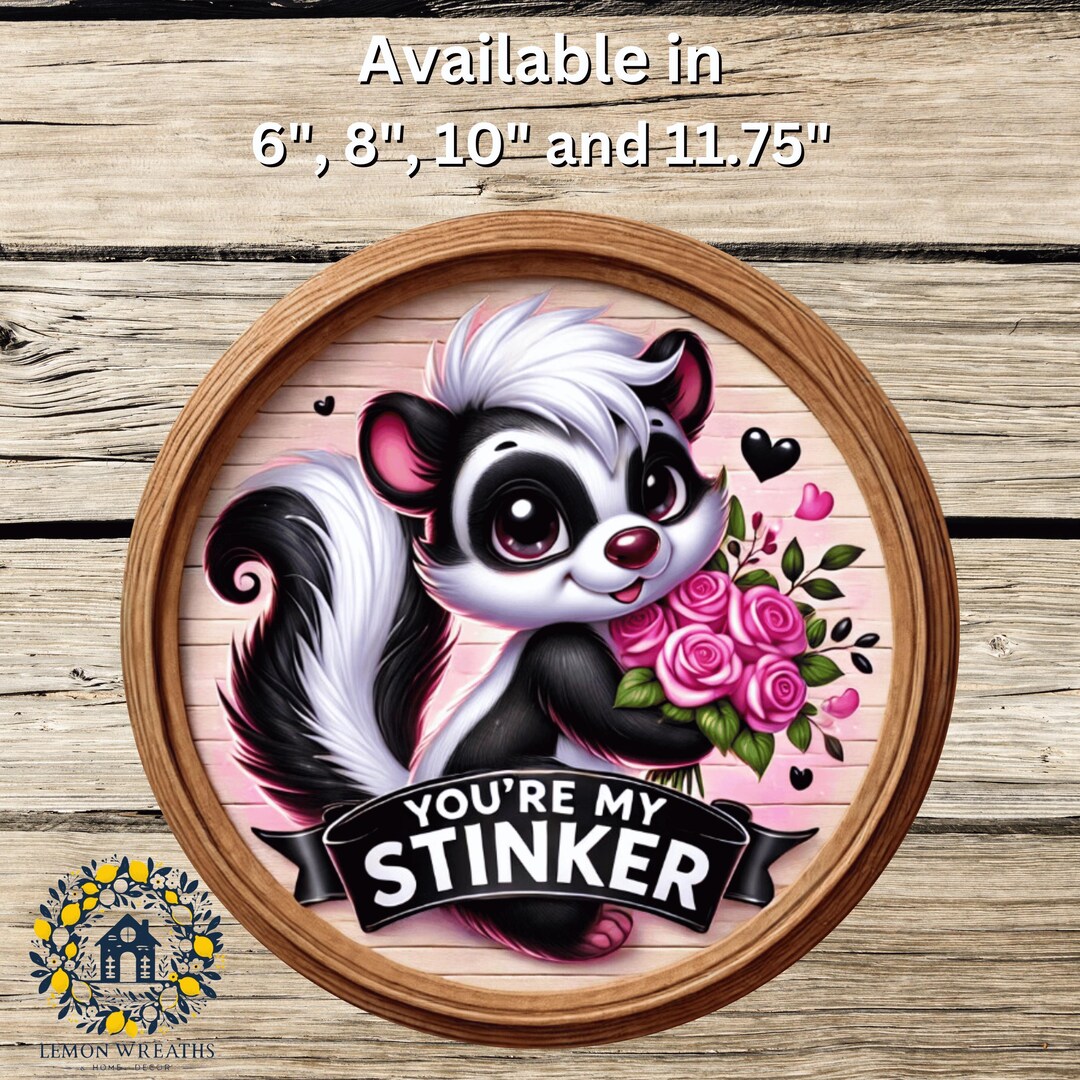 You're My Stinker Wreath Sign | Cute Valentine Décor | Valentine Sign ...