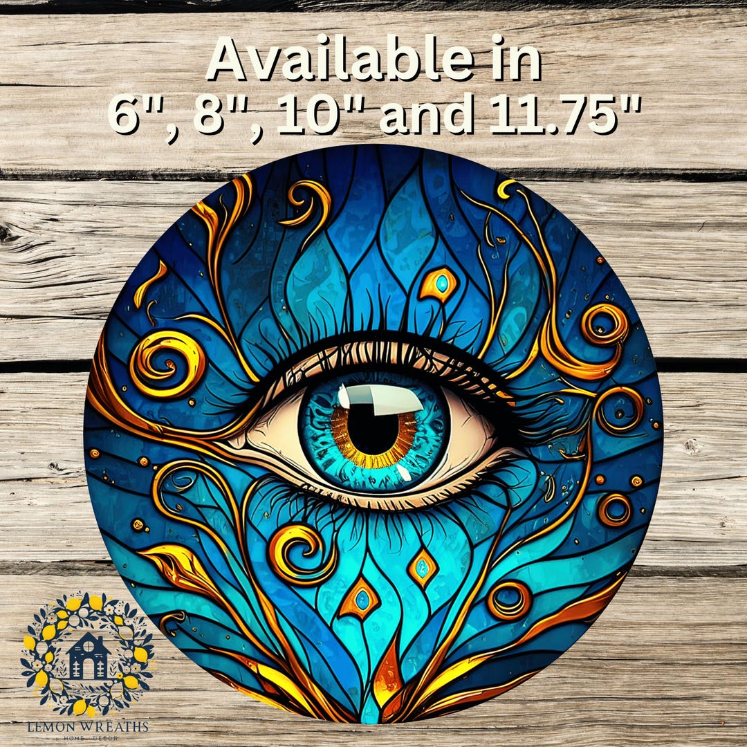 Eye See You Mystical Metal Sign | Sign for Wreaths | Wreath Signs ...