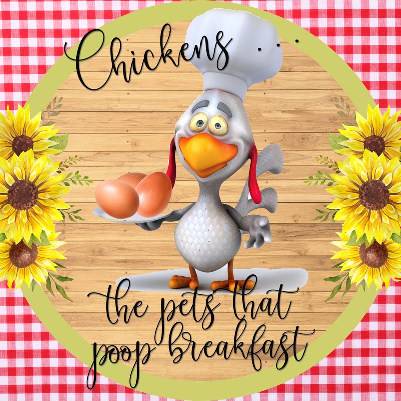 Chicken Poop Sign - Etsy