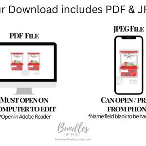 Claw Machine Valentine, Squishy Toy Valentine, Non Candy Valentine ...
