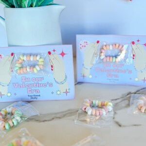 In Our Valentines Day Era Valentine, Candy Bracelet, Swiftie Valentine ...