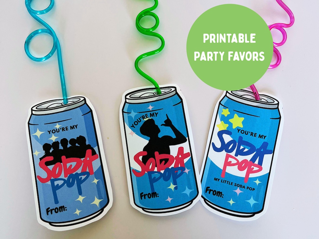 Soda Pop Party Favor / You're My Soda Pop / Huntrix / Girl Band / Boy ...
