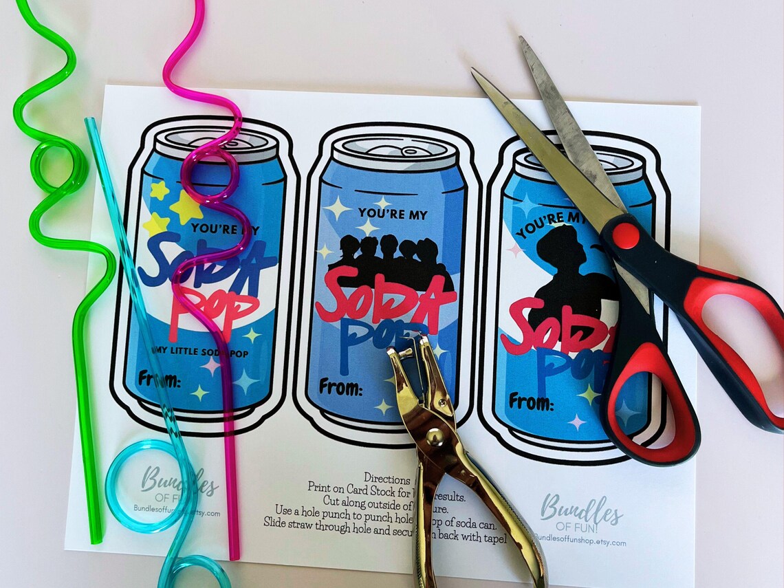 Soda Pop Party Favor / You're My Soda Pop / Huntrix / Girl Band / Boy ...