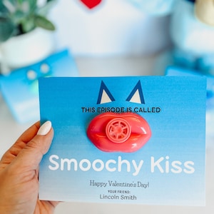 Smoochy Kiss Valentine, Kazoo Lips, Non Candy Valentine, Printable ...