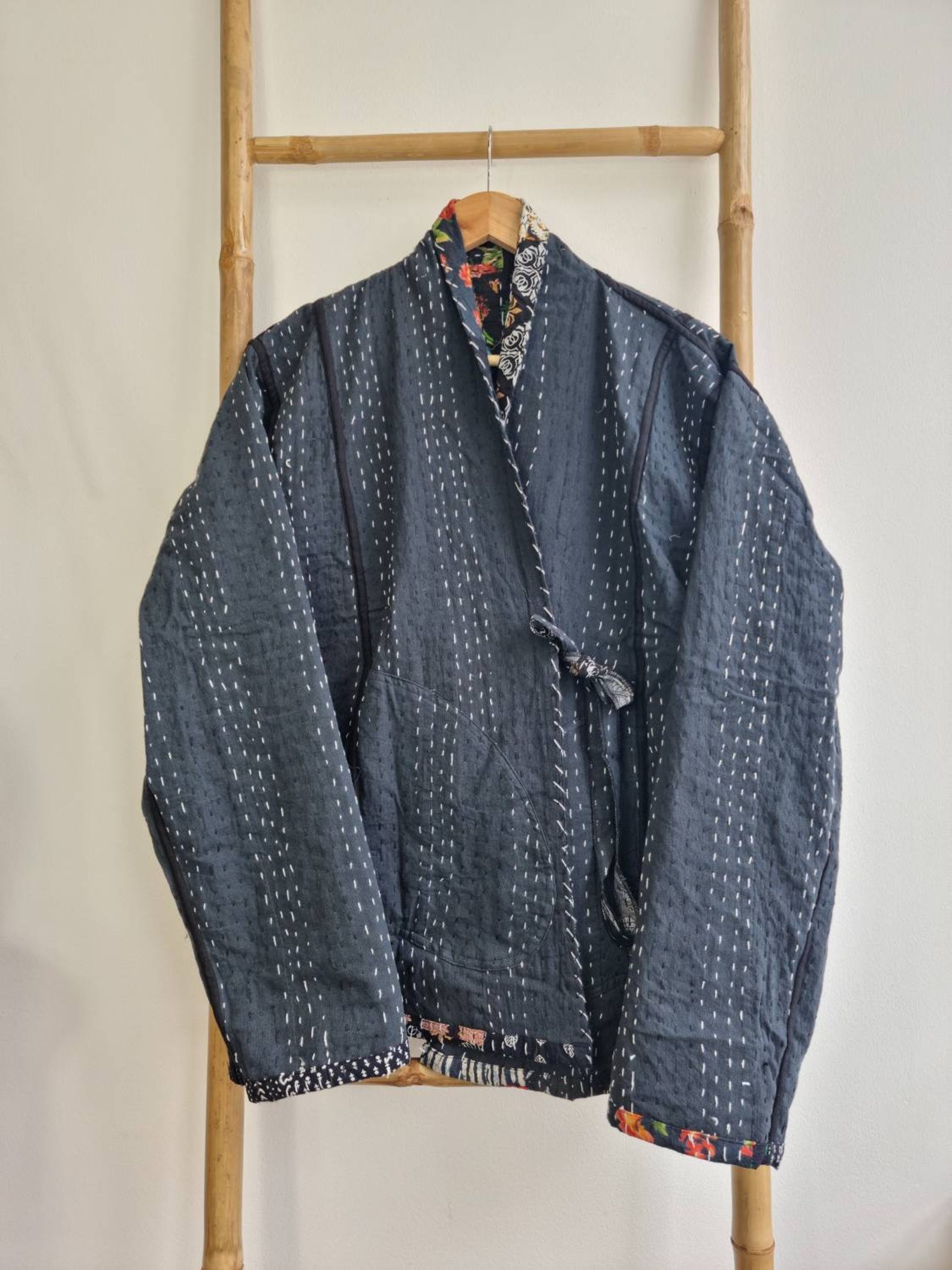 Kantha Reversible Short Length Spring Bolero Bohemian Melange Artist ...