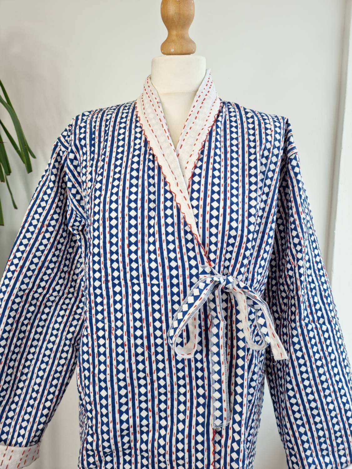 Kantha Reversible Short Length Spring Bolero Bohemian Artist Unisex ...