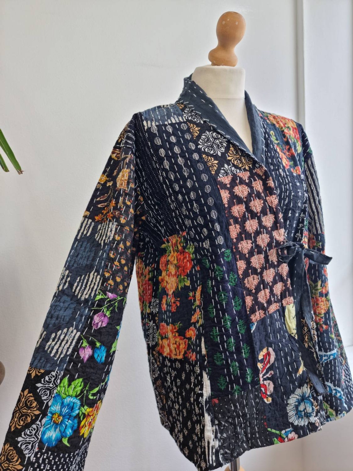 Kantha Reversible Short Length Spring Bolero Bohemian Melange Artist ...