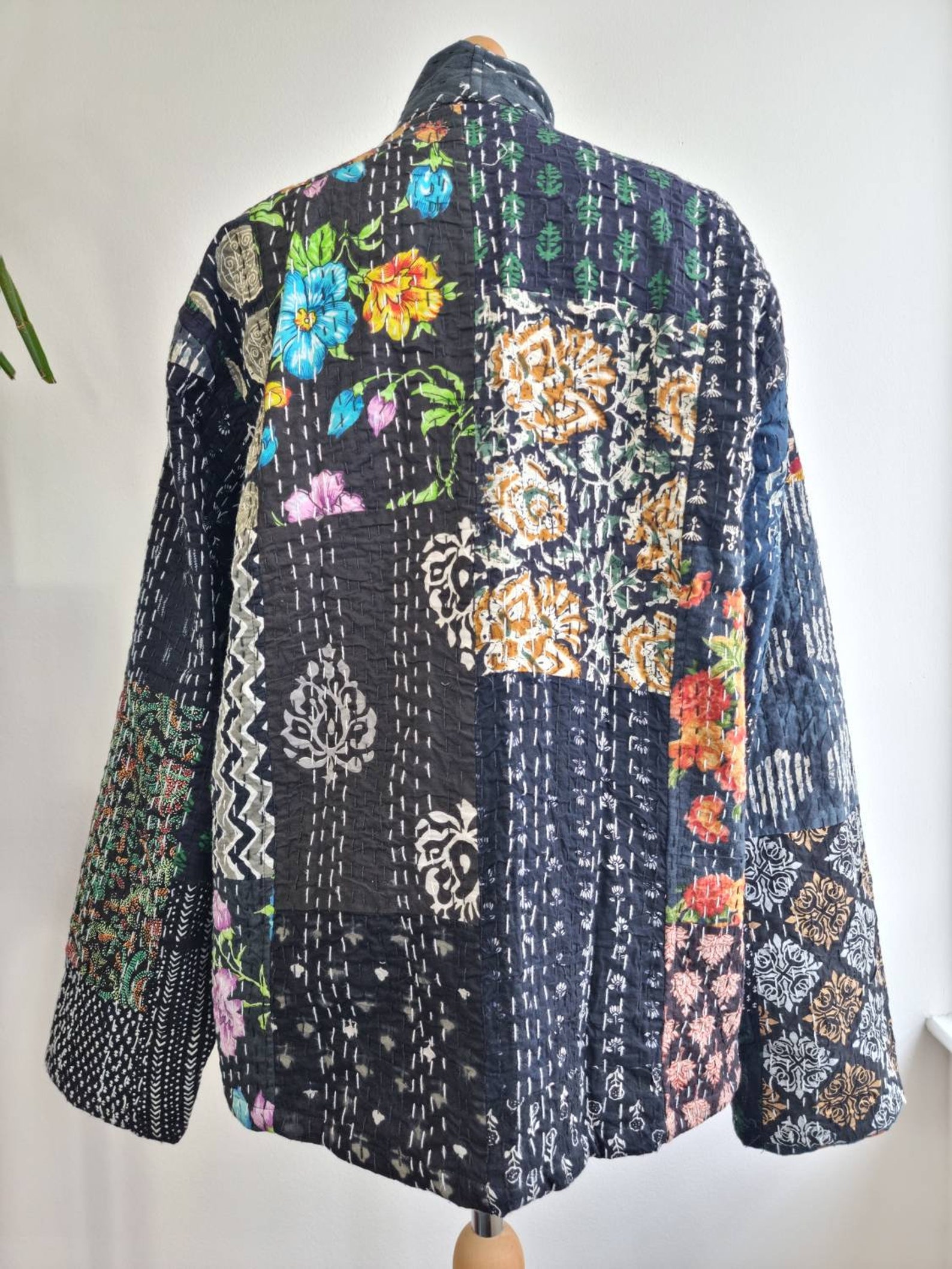 Kantha Reversible Short Length Spring Bolero Bohemian Melange Artist ...