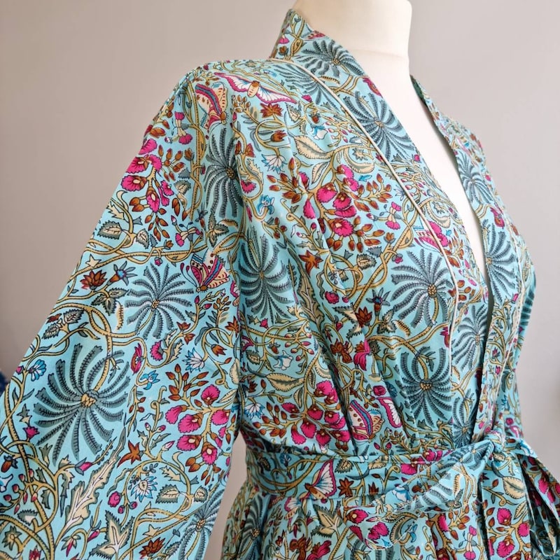 Indian Cotton Robe - Etsy