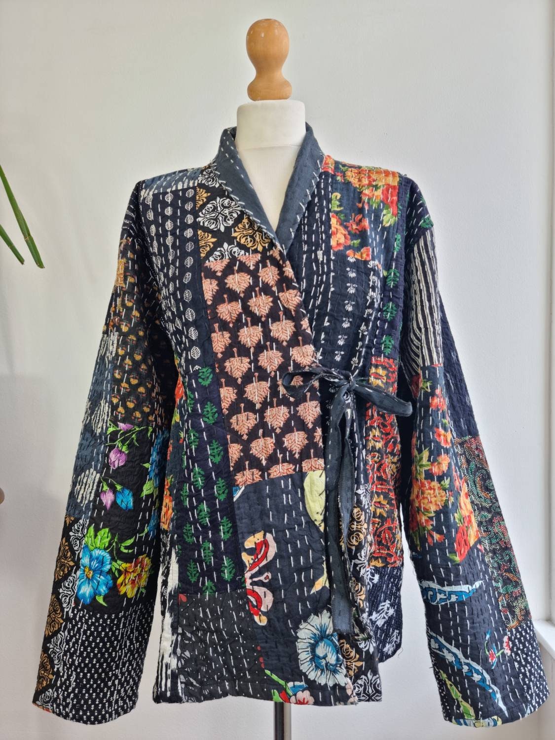 Kantha Reversible Short Length Spring Bolero Bohemian Melange Artist ...