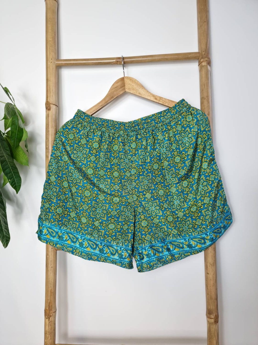 Men's Silky Shorts Boxers Boho Kimonos Man House Beach Artist Robe ...