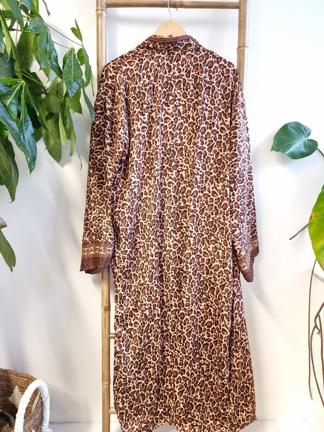 Men's Silk Boho Kimonos Man House Beach Artist Robe | Etsy