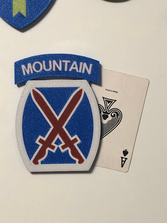 10th Mountain Division patch | Etsy
