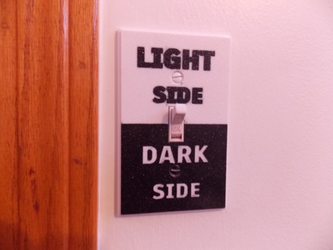 Dark Side Light Switch Cover - Etsy