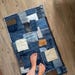 Unique Upcycled Denim Patchwork Rug, Throw, and Wall Hanging - Handmade ...
