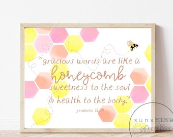 Bumble Bee Scripture - Etsy
