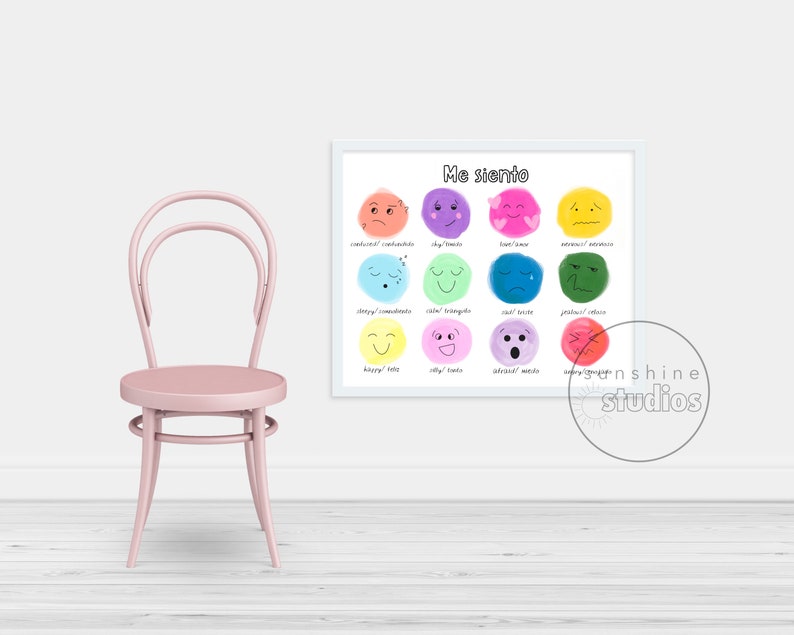 Me Siento Printable, Feelings Download, Poster, Classroom, Preschool ...