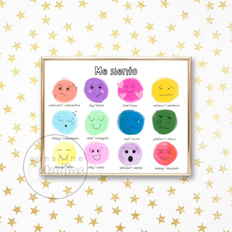 Me Siento Printable, Feelings Download, Poster, Classroom, Preschool ...