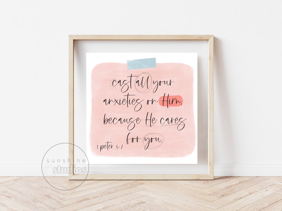 Scripture Art Download, Bible Verse Poster Printable, Encouraging ...