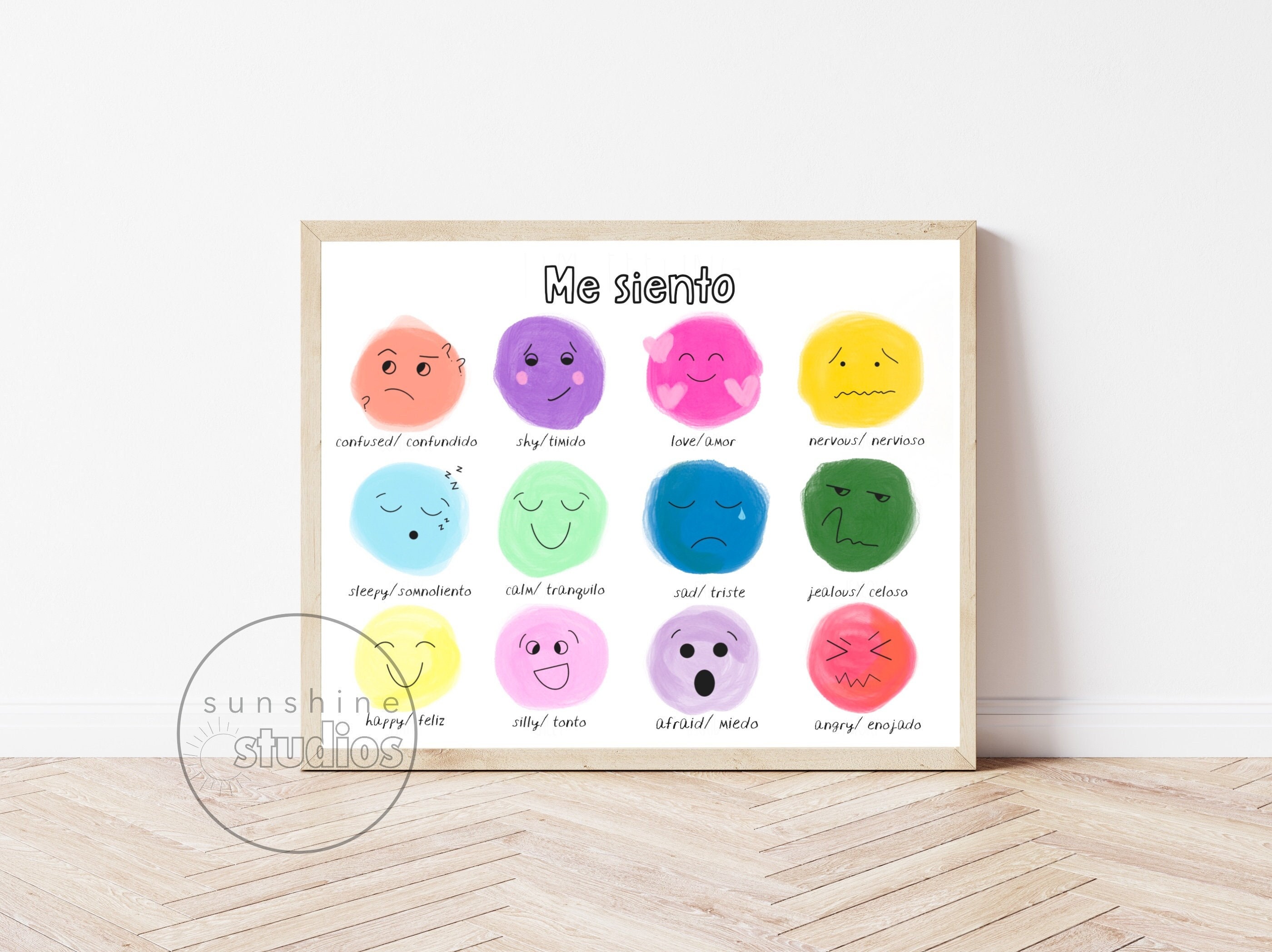 Me Siento Printable, Feelings Download, Poster, Classroom, Preschool ...